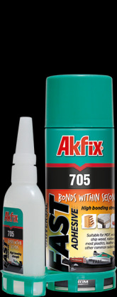 Клей з активатором для МДФ та дерева Akfix 400 мл + 100 мл • Аріта